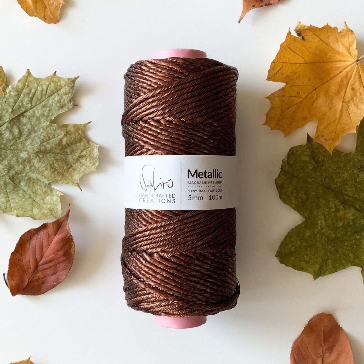 Metallic Bronze | Macrame Cord | Single Twist – VALIRU_handcrafted ...