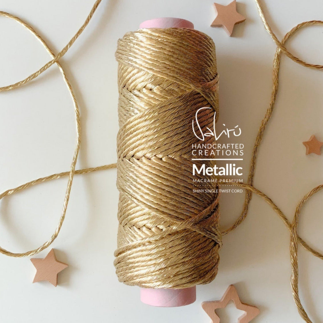 Metallic Gold | Macrame Cord – VALIRU_handcrafted creations